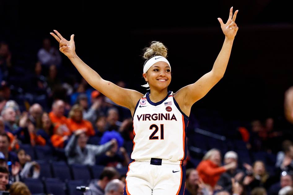 Kymora Johnson Scores 41 in Historic Performance - Virginia Cavaliers ...