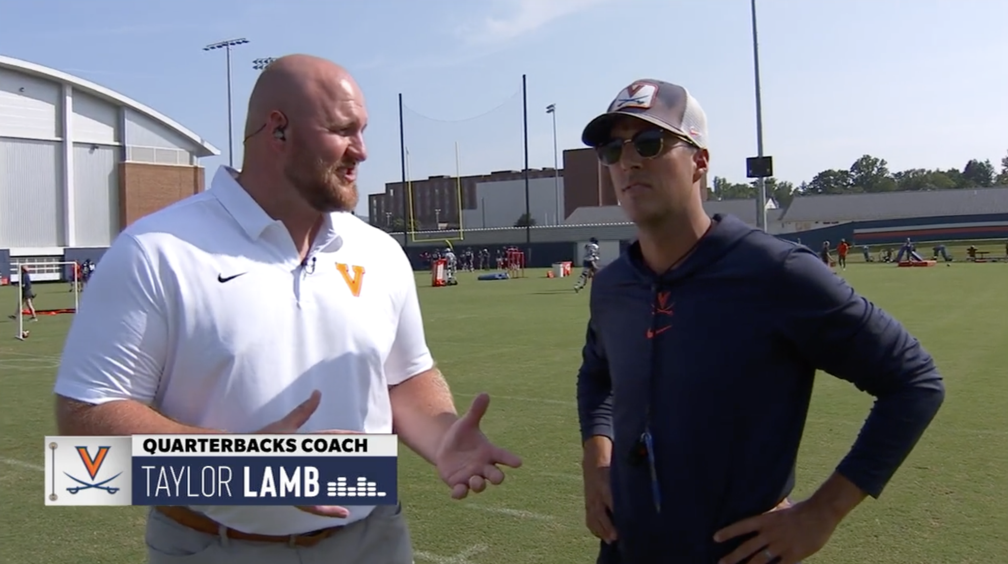 ACC Road Trip – QB Coach Taylor Lamb Mic’d Up - Virginia Cavaliers ...