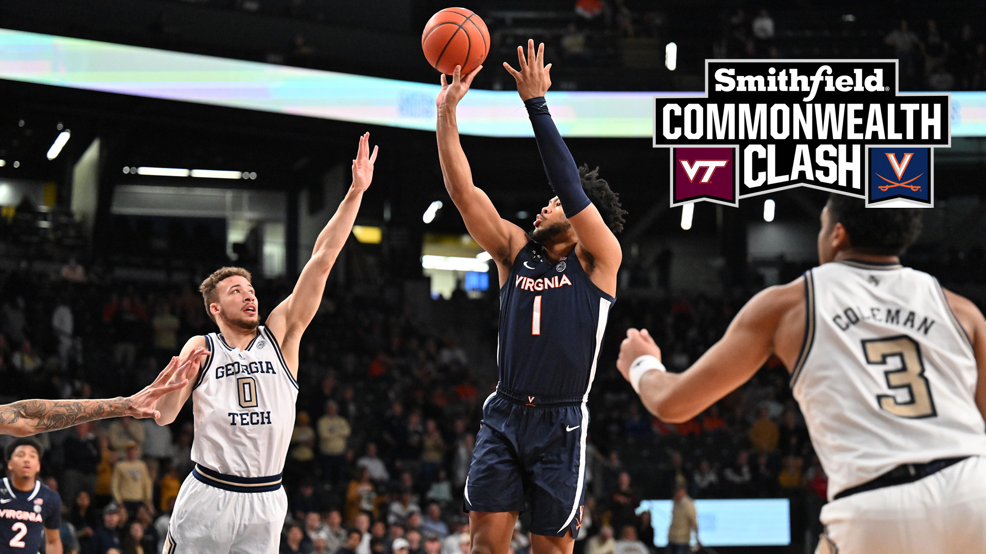 No. 10 Virginia Hosts Virginia Tech in Smithfield Commonwealth Clash ...