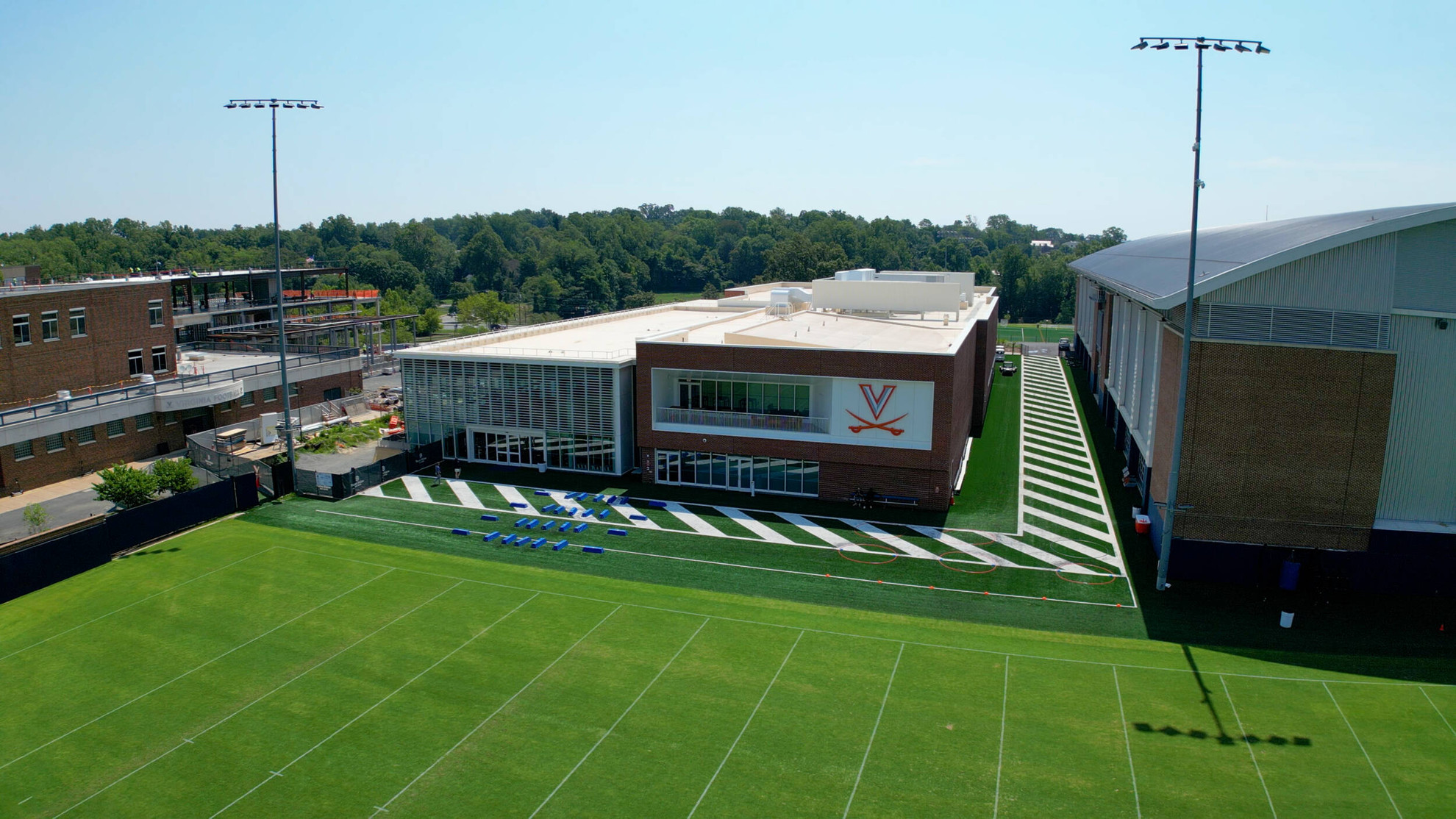 Hardie Football Operations Center Fly Through Tour - Virginia Cavaliers ...