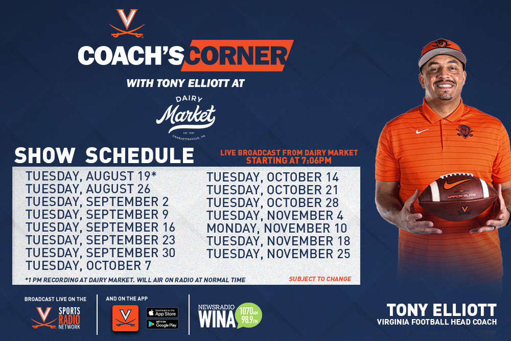 Ross to Join Coach’s Corner with Tony Elliott Tuesday