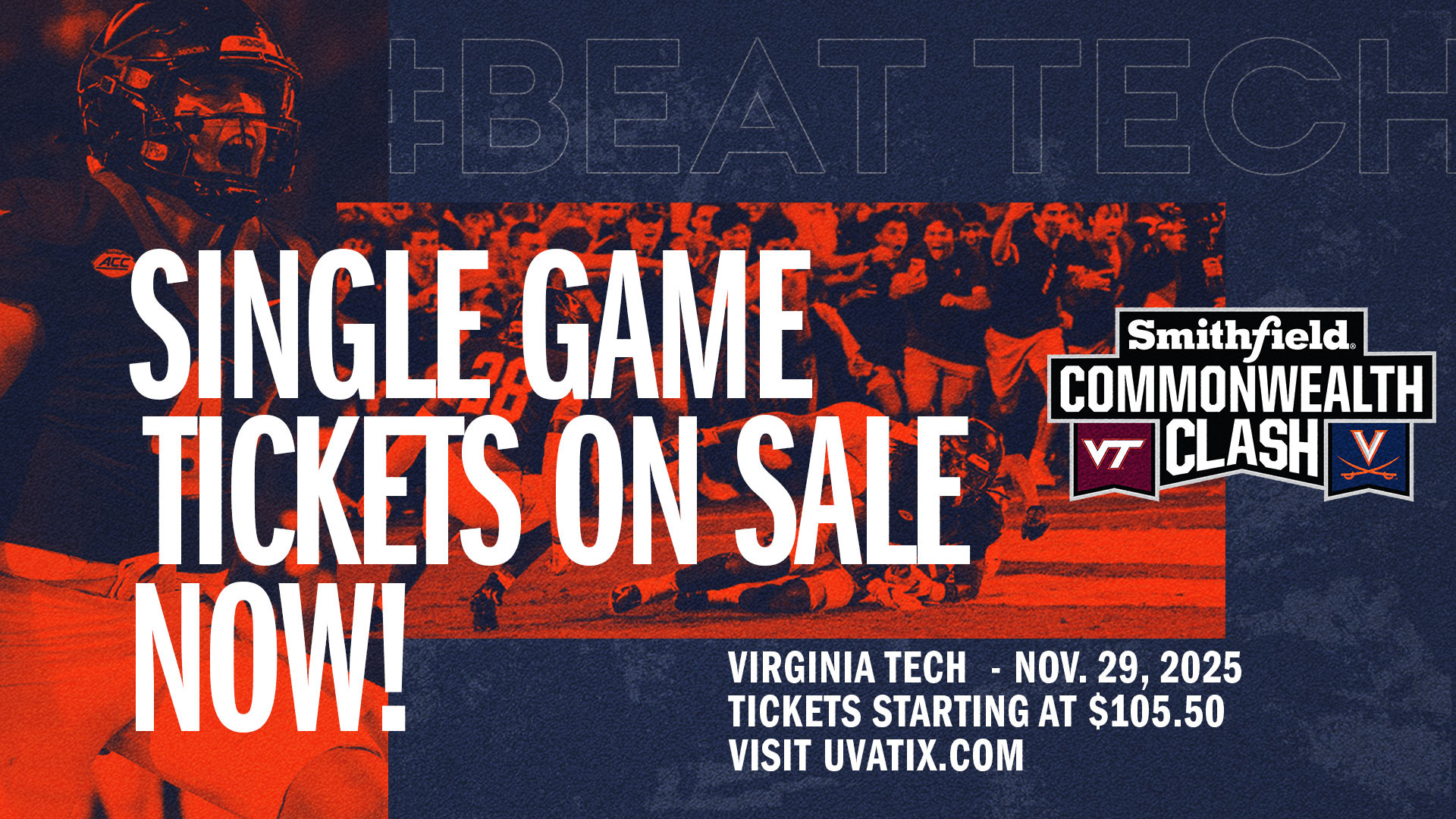 Public Tickets on Sale Now for Virginia Tech Game - Virginia Cavaliers ...