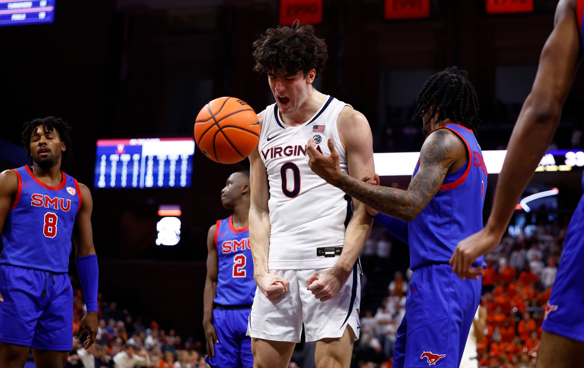 Late 3-Pointers Lift SMU Past Cavaliers - Virginia Cavaliers Official ...
