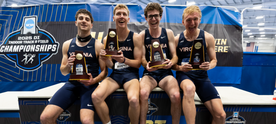 NCAA Crown Caps Banner Season for Relay Team - Virginia Cavaliers ...