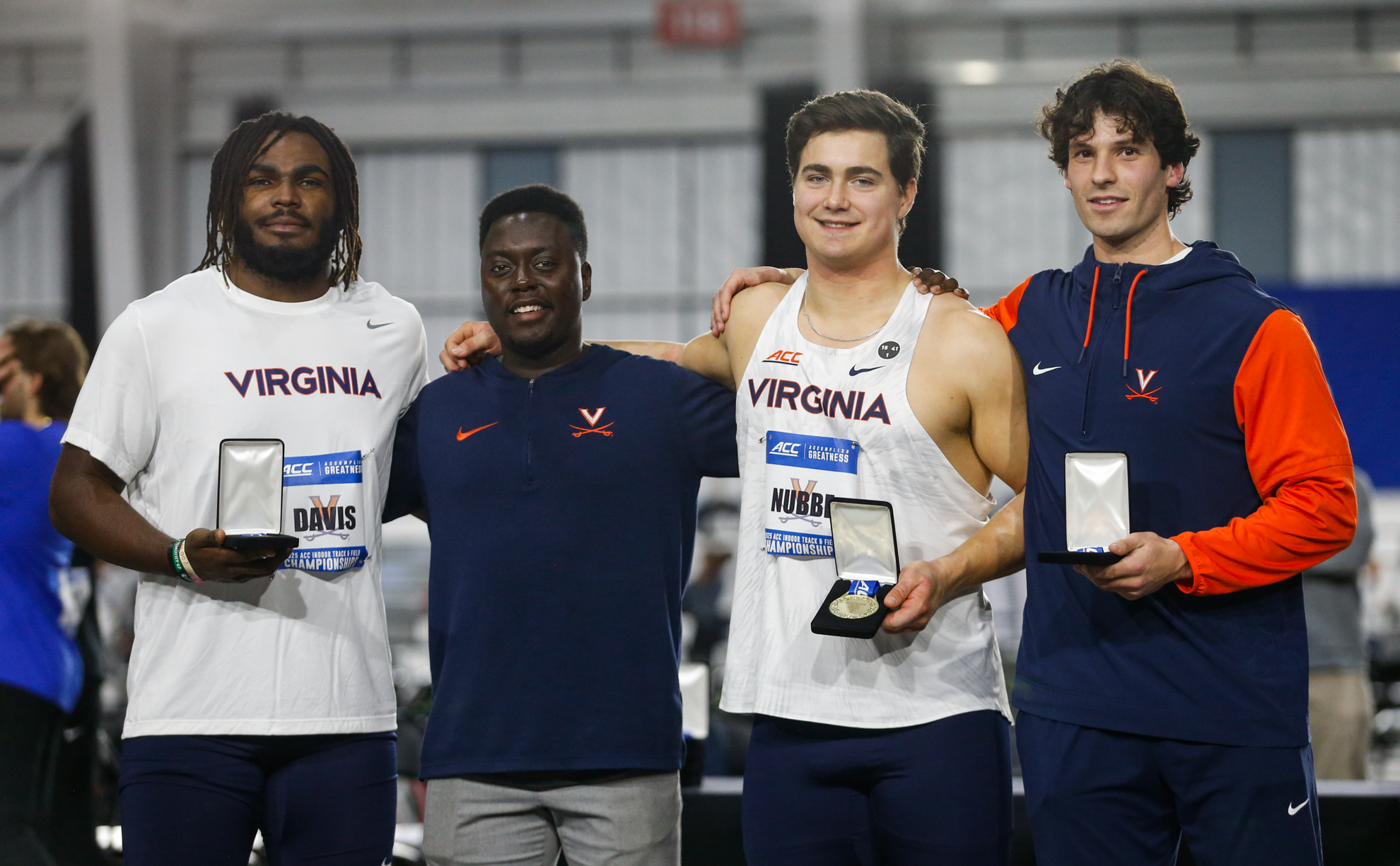 Davis, Martin and Nubbe Medal on Day 1 of ACC Indoor Championships ...