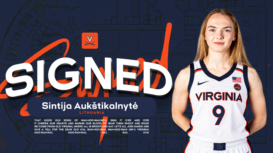 Virginia Signs Sintija Aukštikalnytė to Financial Aid Agreement ...