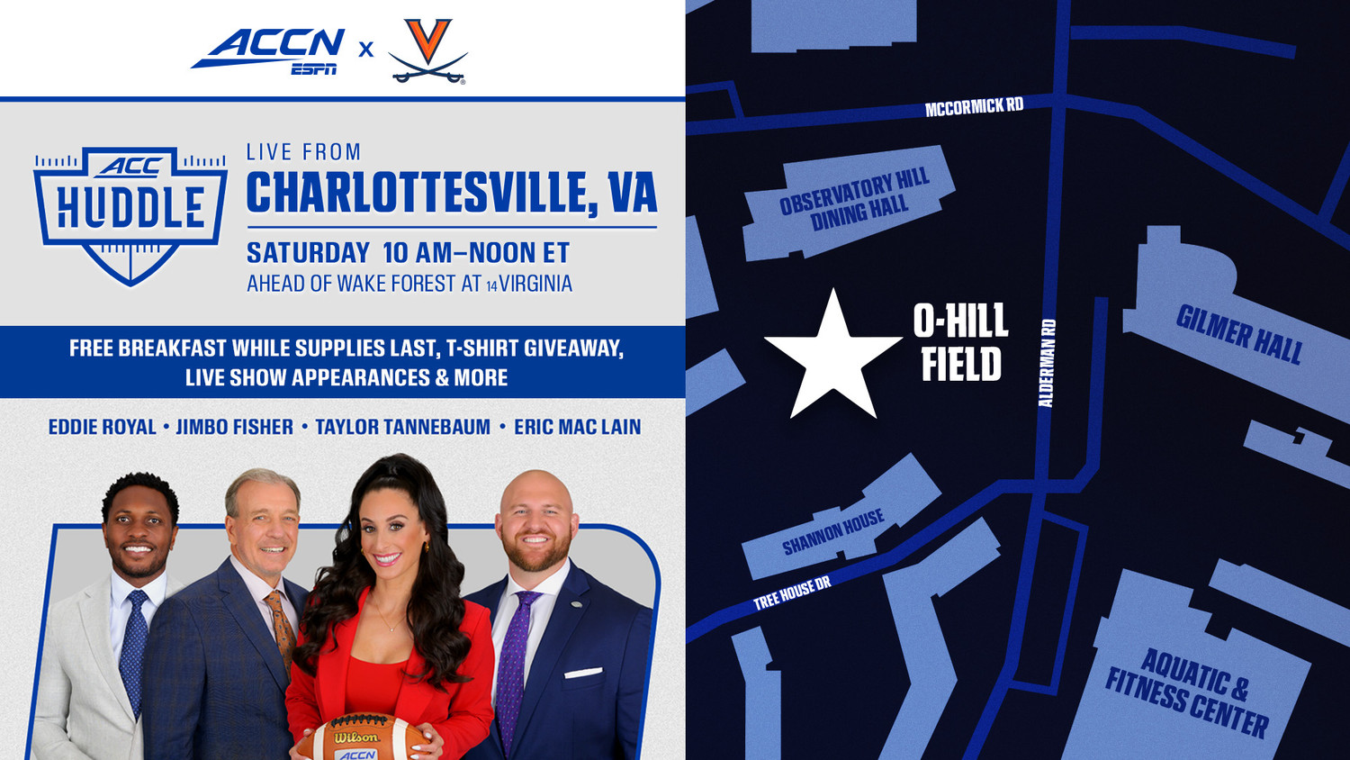 ACC Huddle Returns to Grounds Saturday